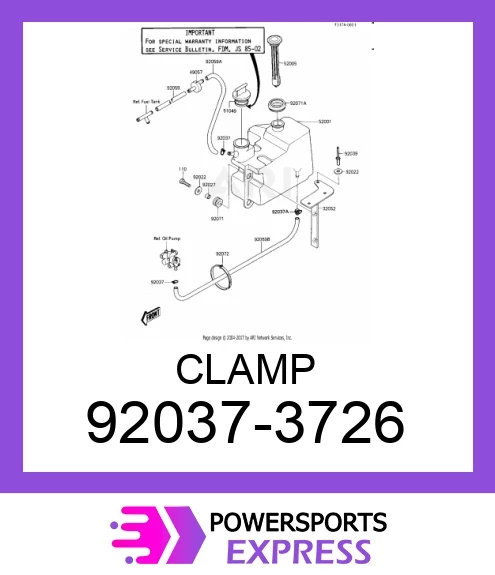 92037-3726 CLAMP