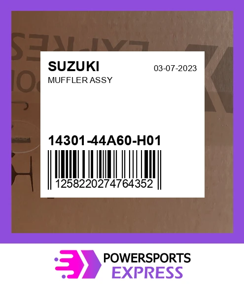 14301-44A60-H01 MUFFLER ASSY fits Suzuki