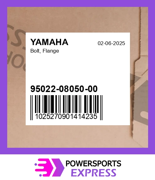 95022-08050-00 Bolt, Flange fits Yamaha