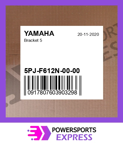 5PJ-F612N-00-00 Bracket 5 fits Yamaha