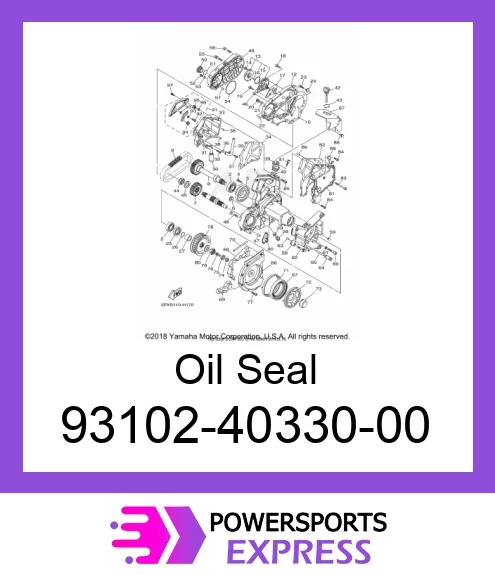 93102-40330-00 Oil Seal fits Yamaha